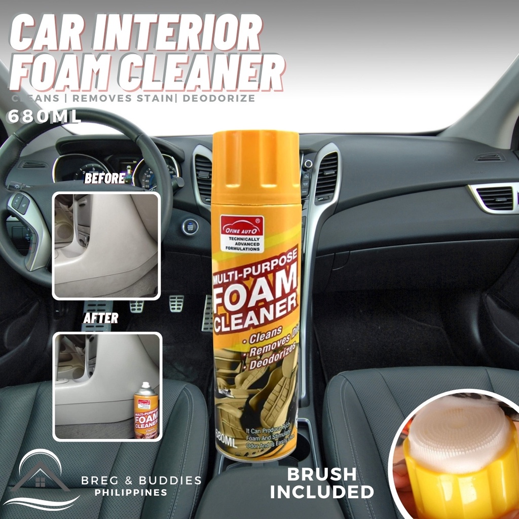 MULTI-PURPOSE CAR INTERIOR FOAM CLEANER | DASHBOARD|CEILING | ENGINE ...