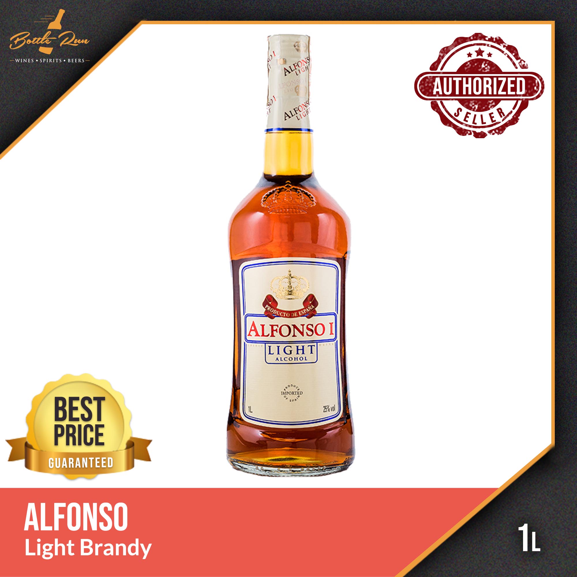 Alfonso Light Brandy 1L | Lazada PH