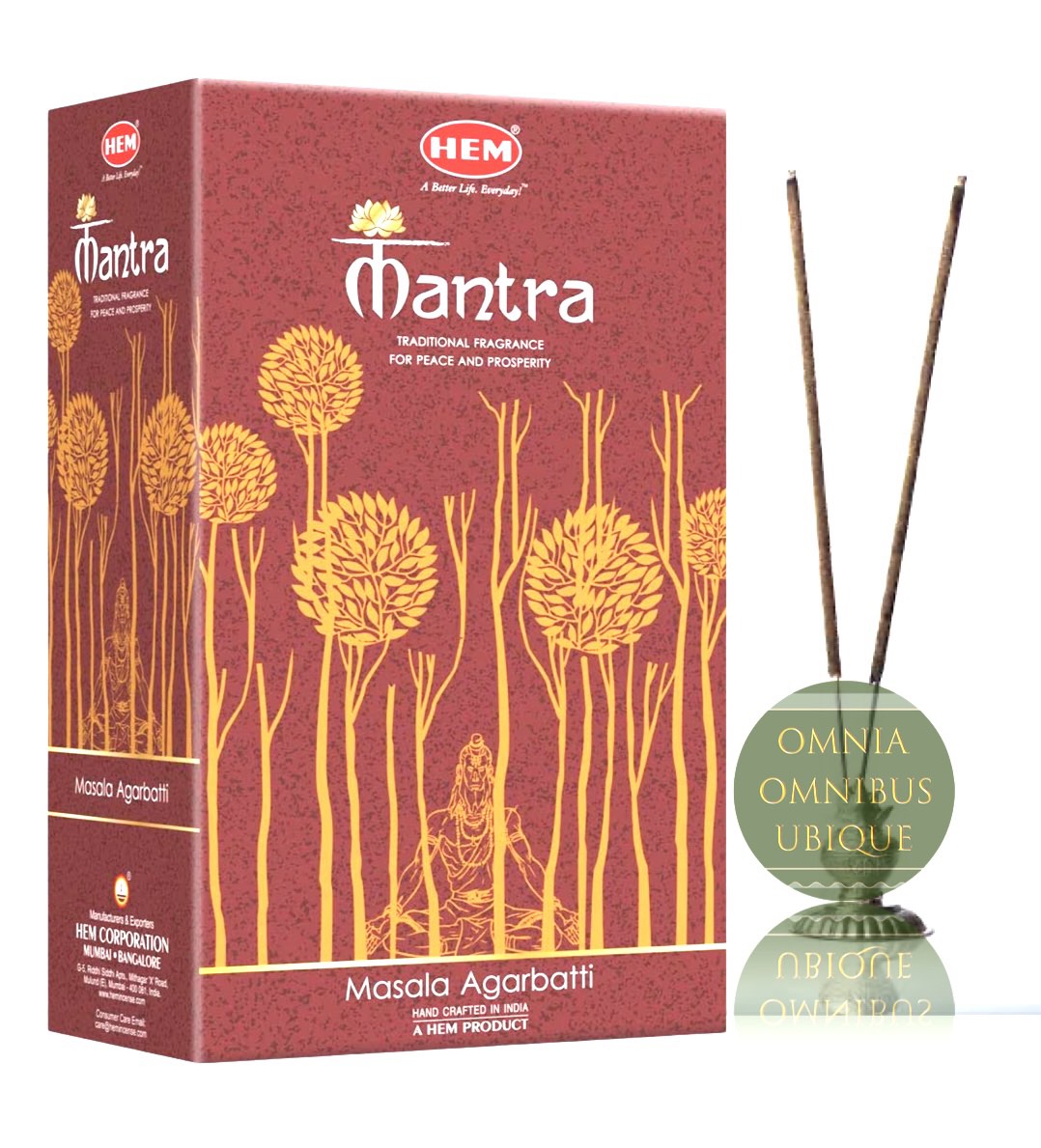 ️ HEM Mantra Masala Incense Sticks - Masala Agarbatti Sticks - Pack of ...