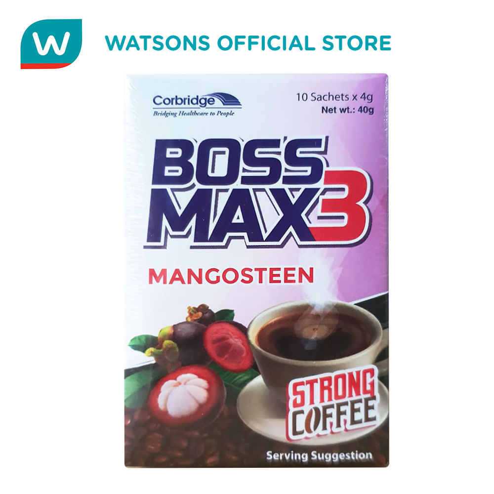 BOSS MAX 3 Mangosteen Coffee Strong - 4g 1s (sold per piece) | Lazada PH