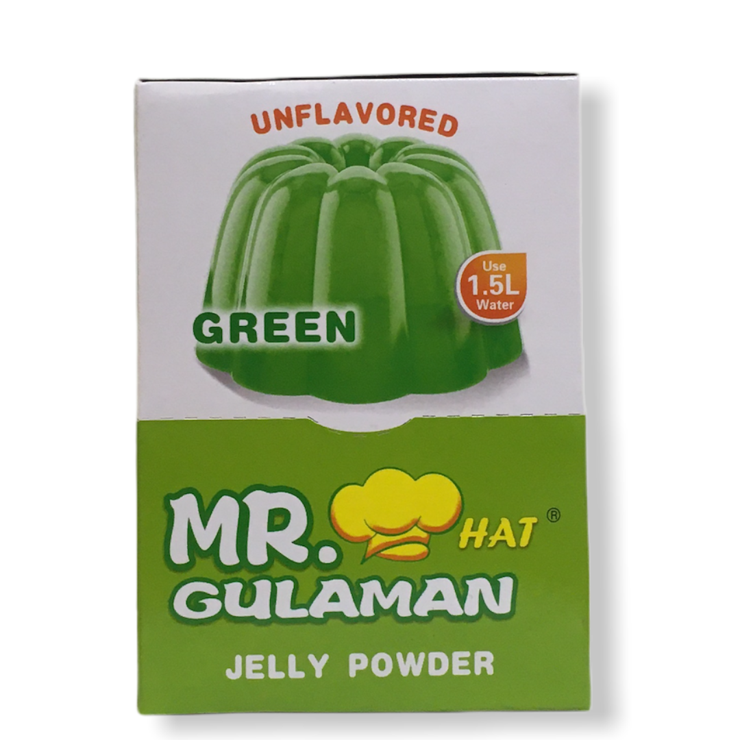 Mr. Hat Gulaman Unflavored Green 10’s x 25G | Lazada PH
