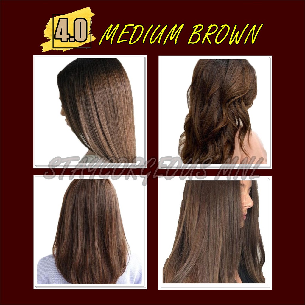 BREMOD 4.0 MEDIUM BROWN HAIR COLOR - SET - WITH OXIDIZING | Lazada PH