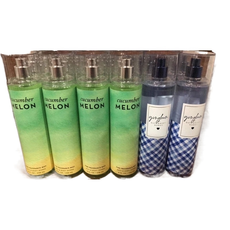 CUCUMBER MEL GINGHAM Fine Fragrance Mist 236 ml | Lazada PH