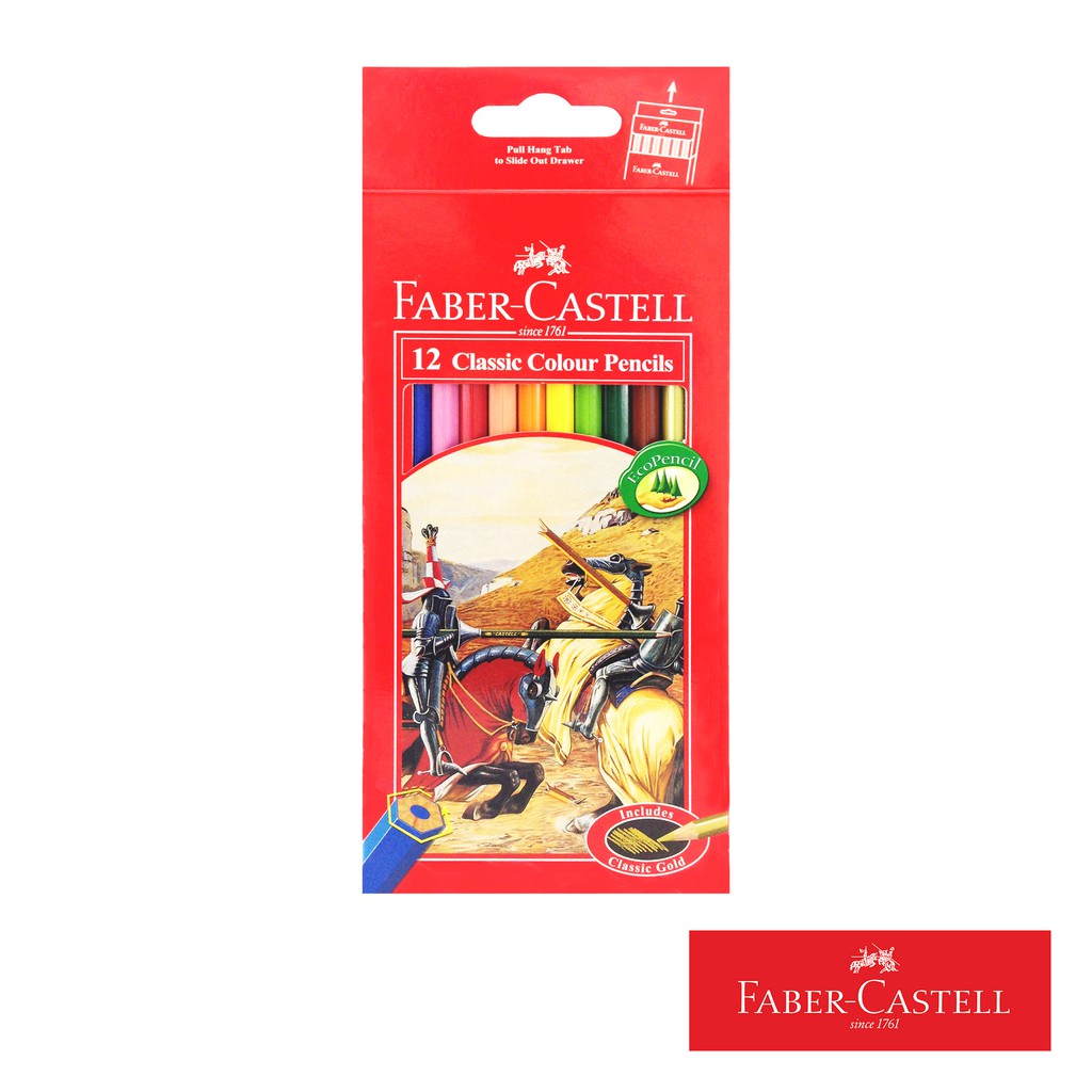AUTHENTIC FABER CASTELL COLORED PENCILS BY 12'S | Lazada PH