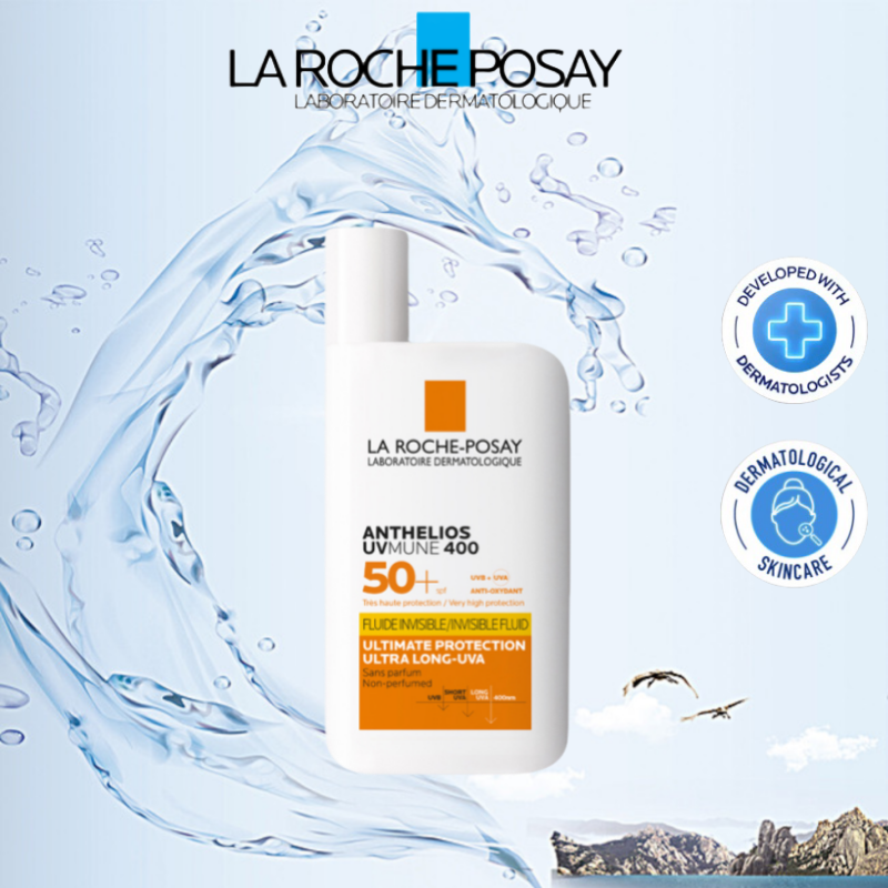 La Roche-Posay Anthelios Uvmune 400 Invisible Sunscreen SPF50+Anti ...