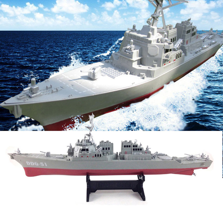 Battleship Model Toy Navy Guided Missile Destroyer Ship Model DDG ...