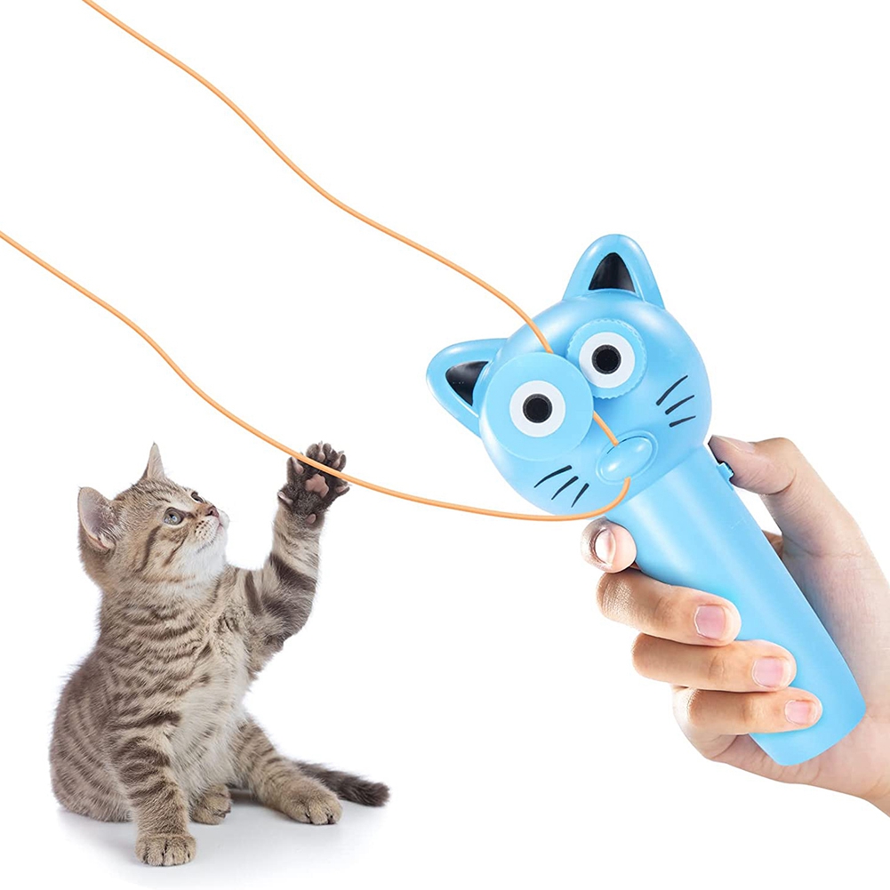 Hot ZipString Rope Launcher Propeller Toys Cute Cat String Controller ...