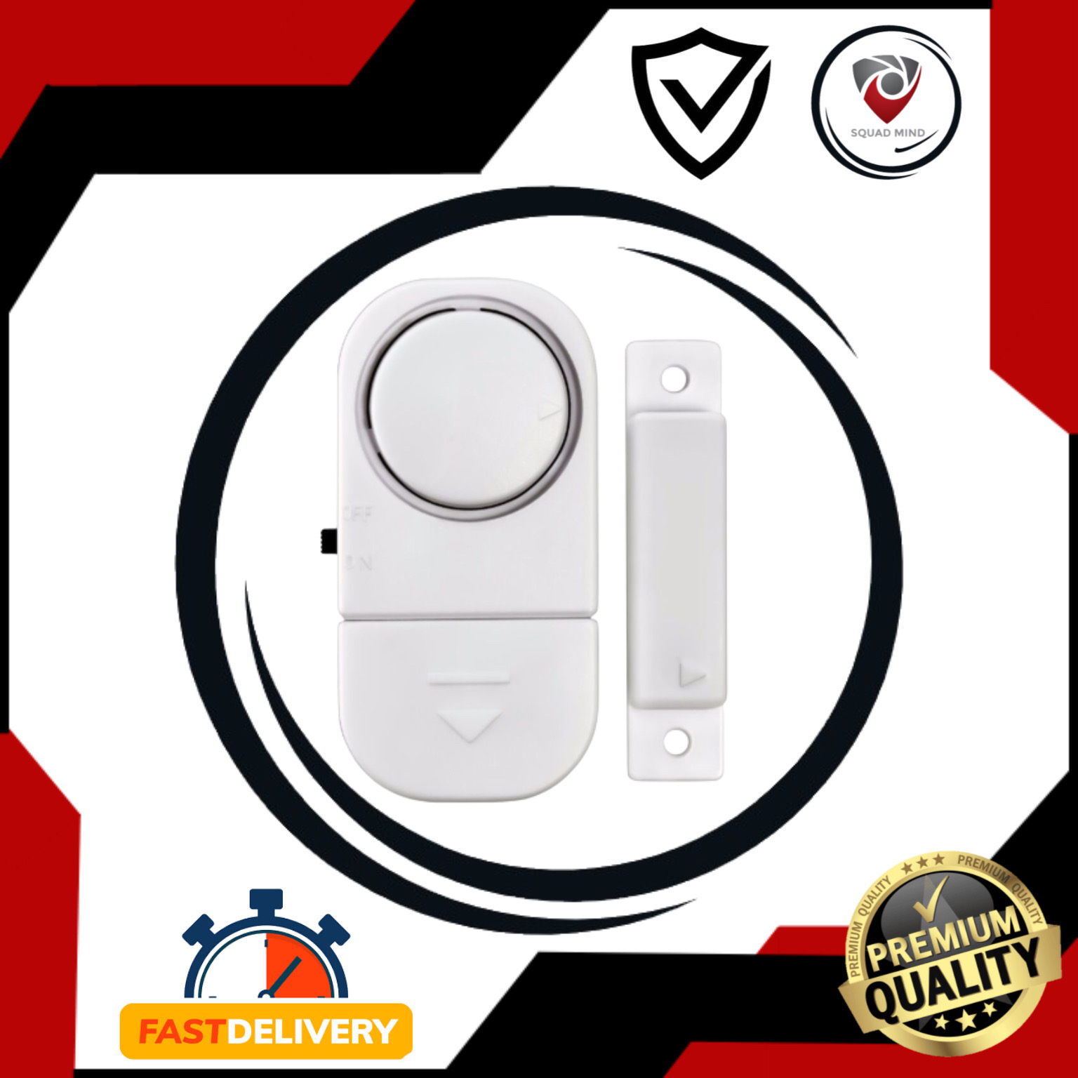 Wireless Door and Window Entry Alarm Burglar Alarm Sensor System Home ...