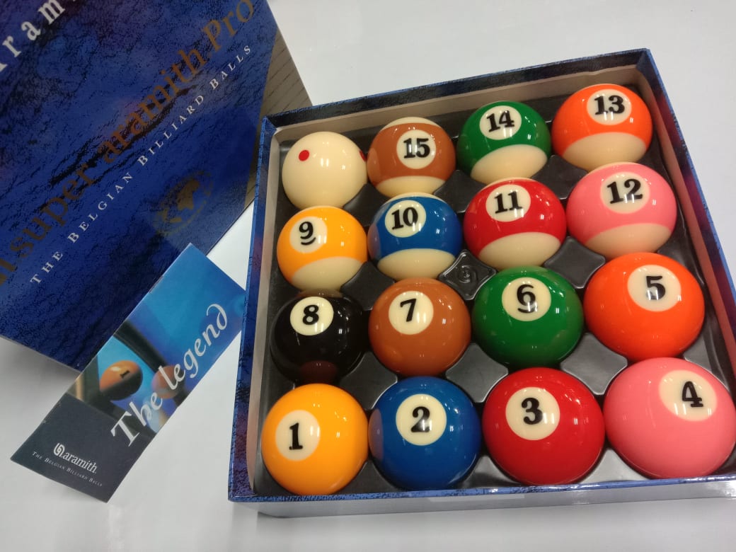 SUPER ARAMITH TV PRO-CUP POOL BALL SET /BELGIAN ARAMITH BALLS THE ...