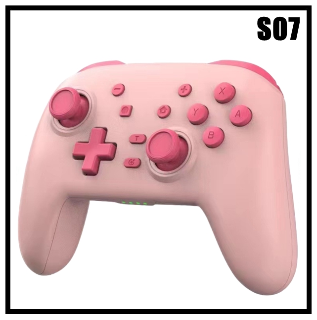 S07 Wireless Gaming Controller with Motor & Turbo Feature, Macro ...