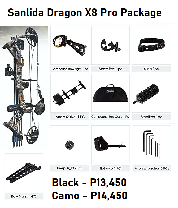 Sanlida Dragon X8 Compound Bow | Lazada PH