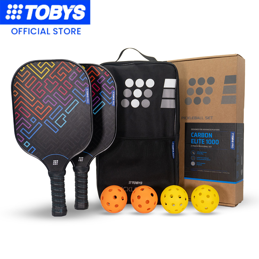 Toby's Pro Carbon Elite 1000 Pickleball Set | Lazada PH