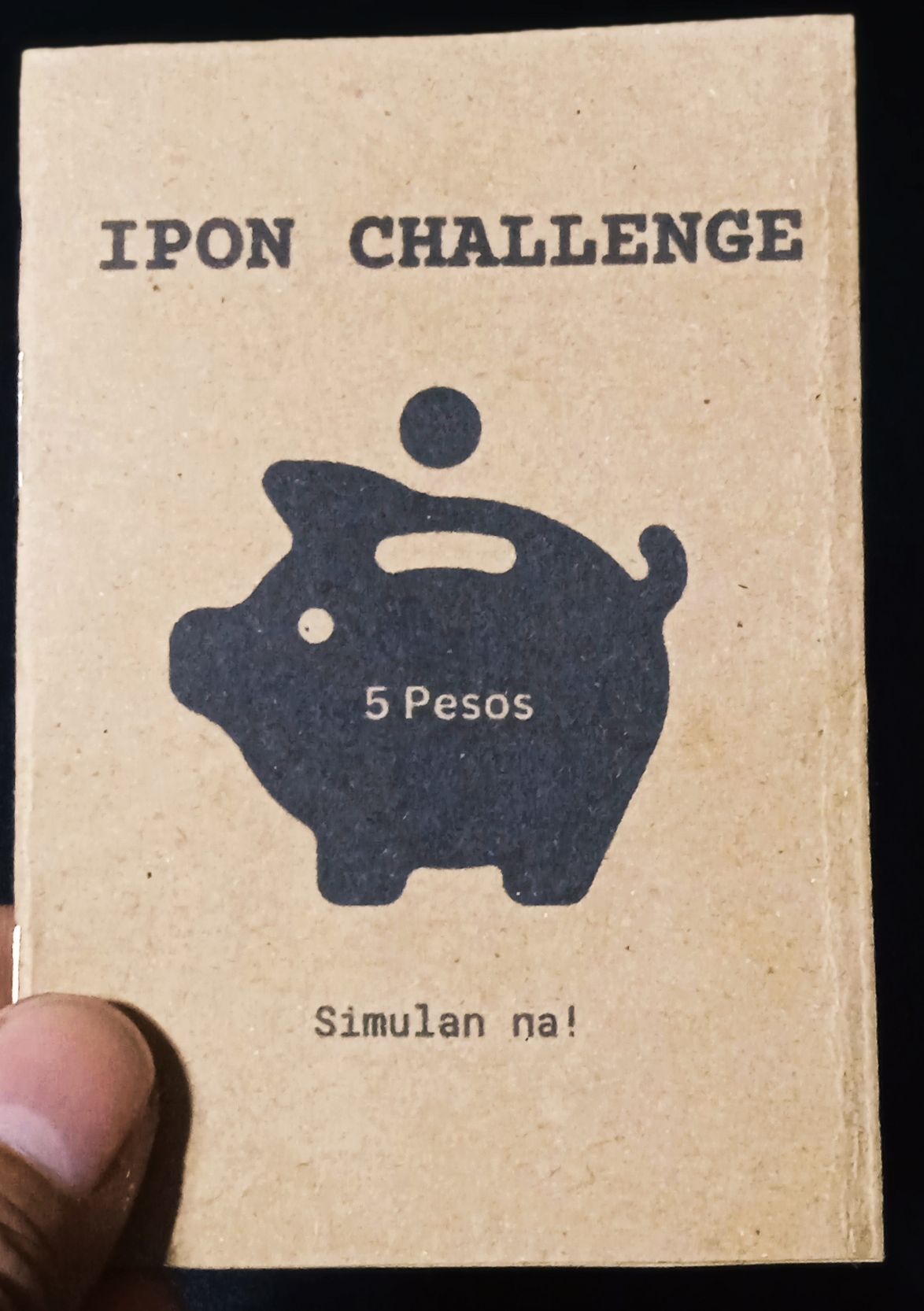 1TOUCH IPON CHALLENGE KRAFT BOOKLET | Lazada PH