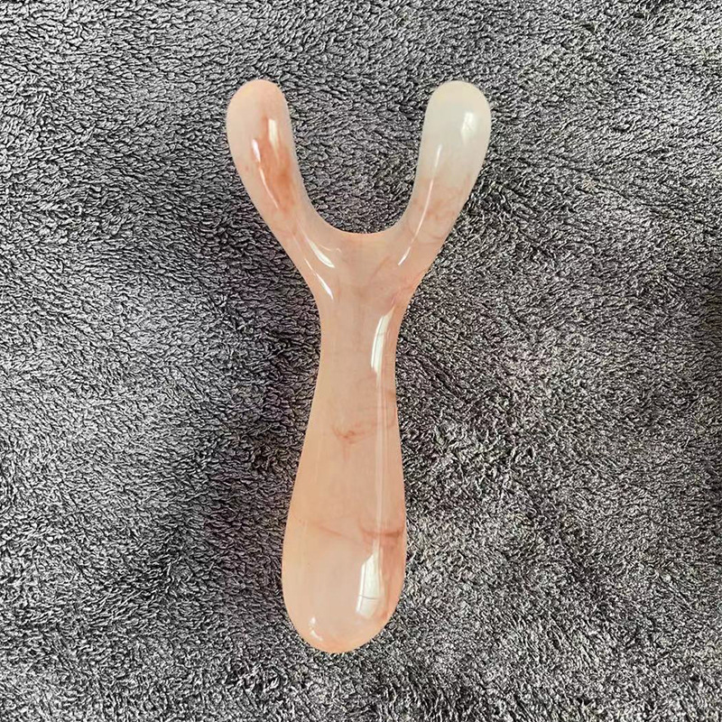 Face Nose Y-shaped Scraping Massage Stick To Clear Acupoint Resin ...