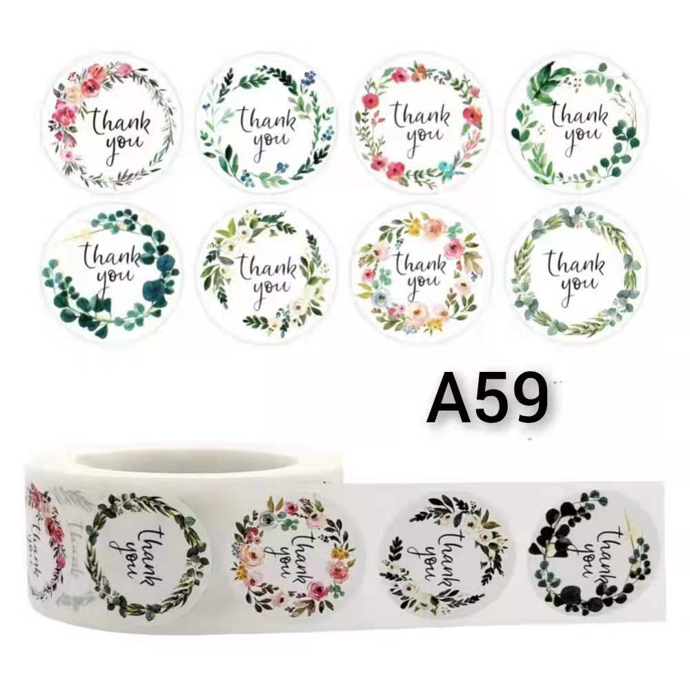 Sealing Stickers 500pcs Birthday Party Decorations Labels Thank You ...