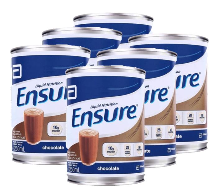 ENSURE LIQUID CHOCO 250ML READY TO DRINK BUNDLE OF 6- DEC 2024 ...