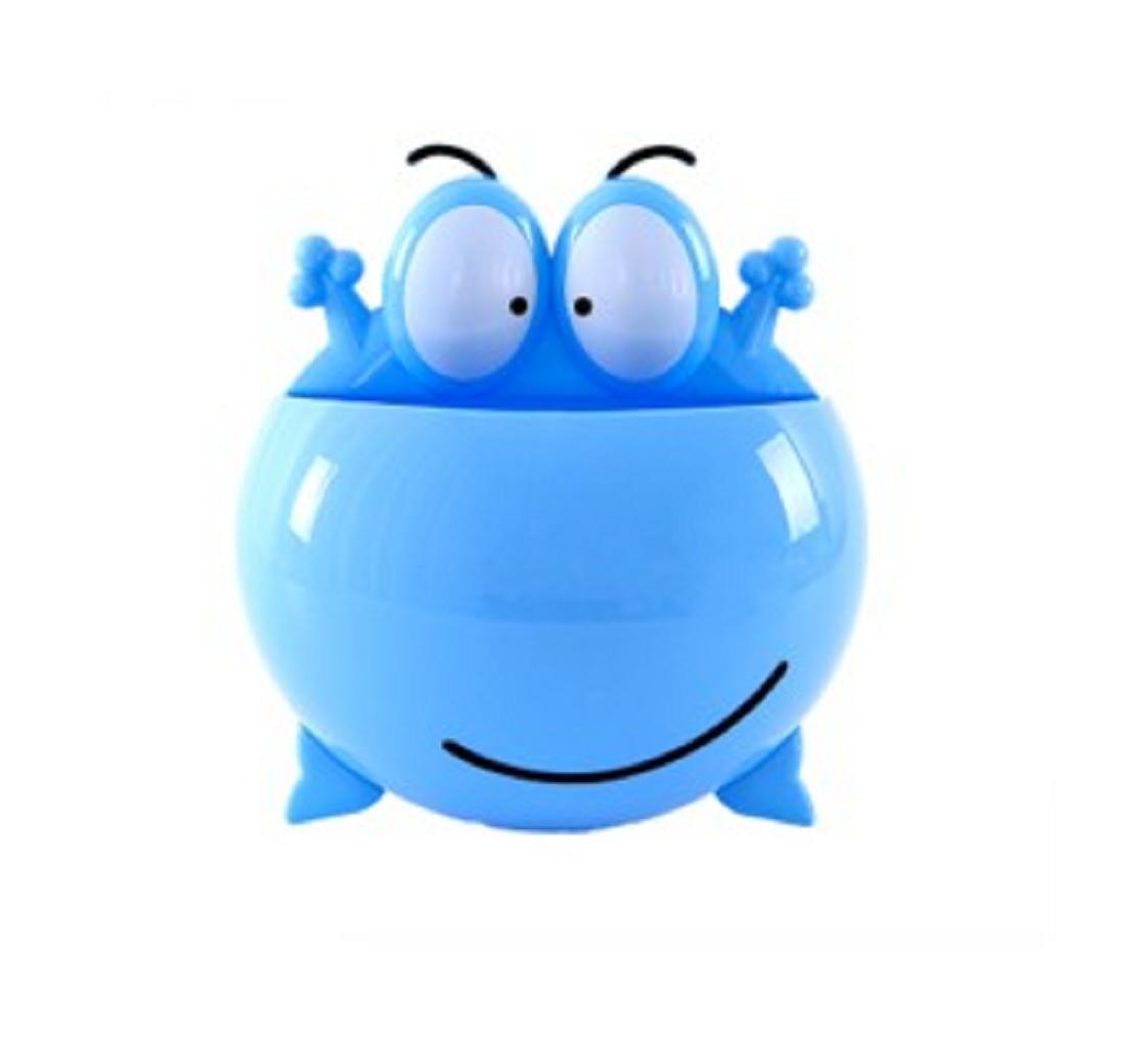 Frog Shaped Wall Mounted Bathroom Toothbrush Holder Storage Organizer ...