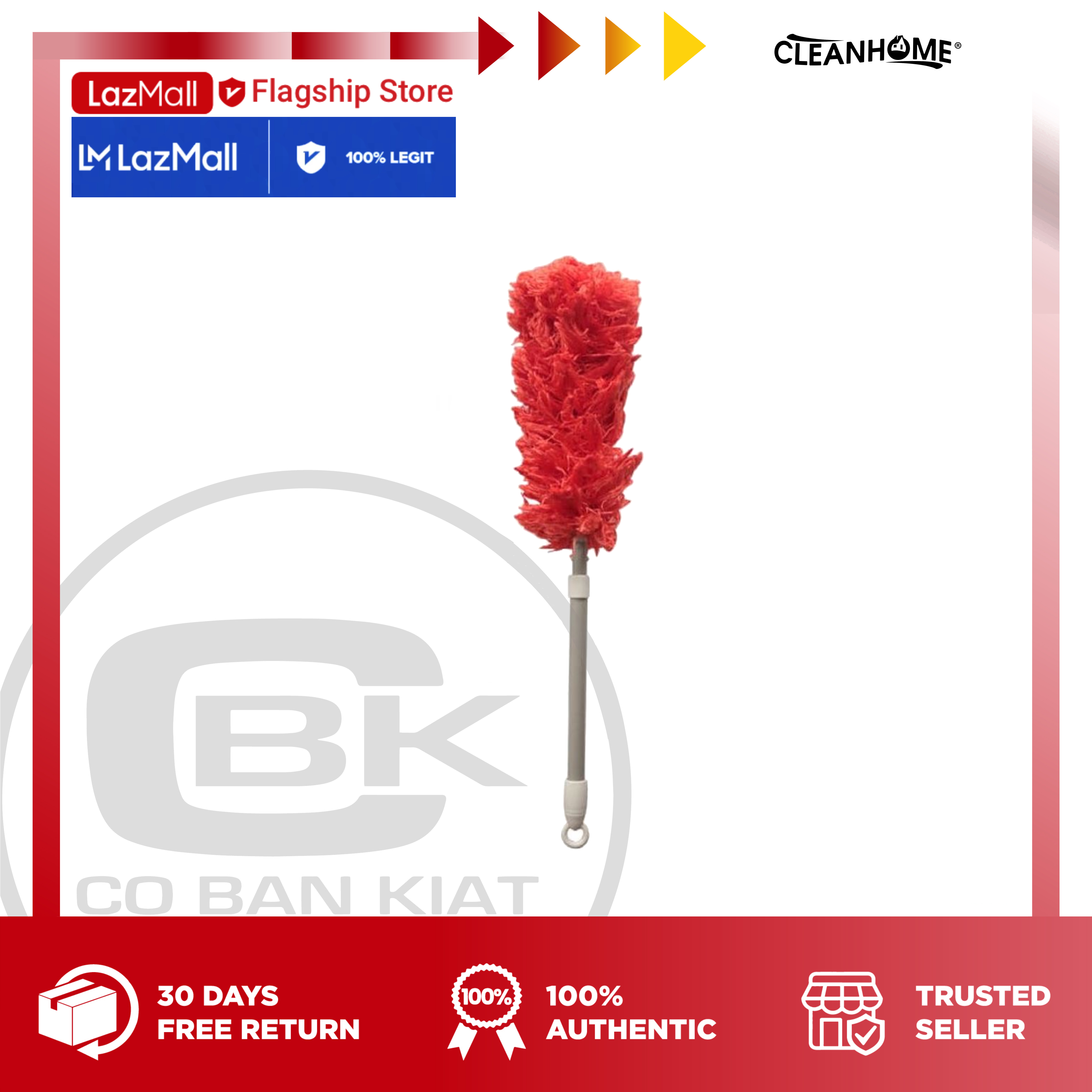 CLEANHOME TB01 MICROFIBER EXTENDABLE DUSTER SHORT ROD | Lazada PH