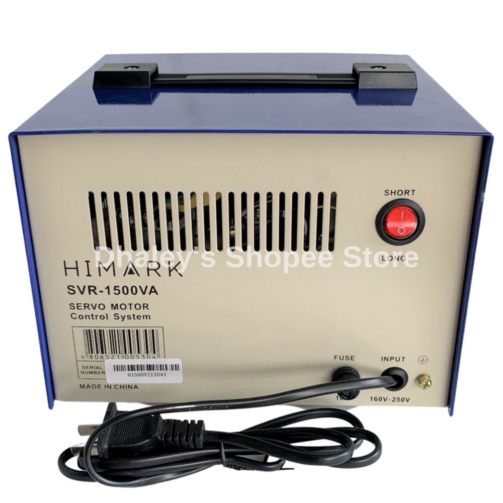 Himark AVR Automatic Voltage Regulator 1500watts SVR-1500VA Servo Type ...