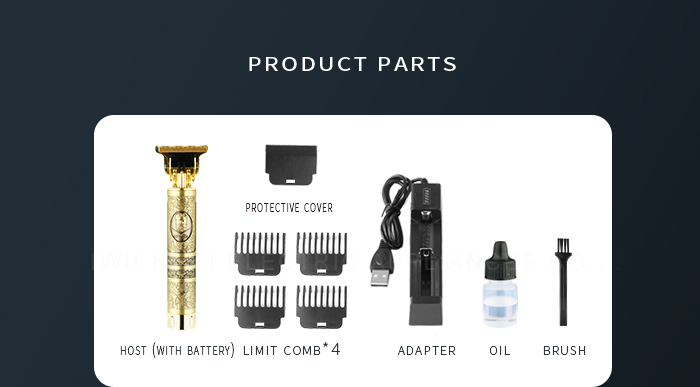 Kemei USB Charging Hair Clippers Cordless Professional Hair Clipper ...