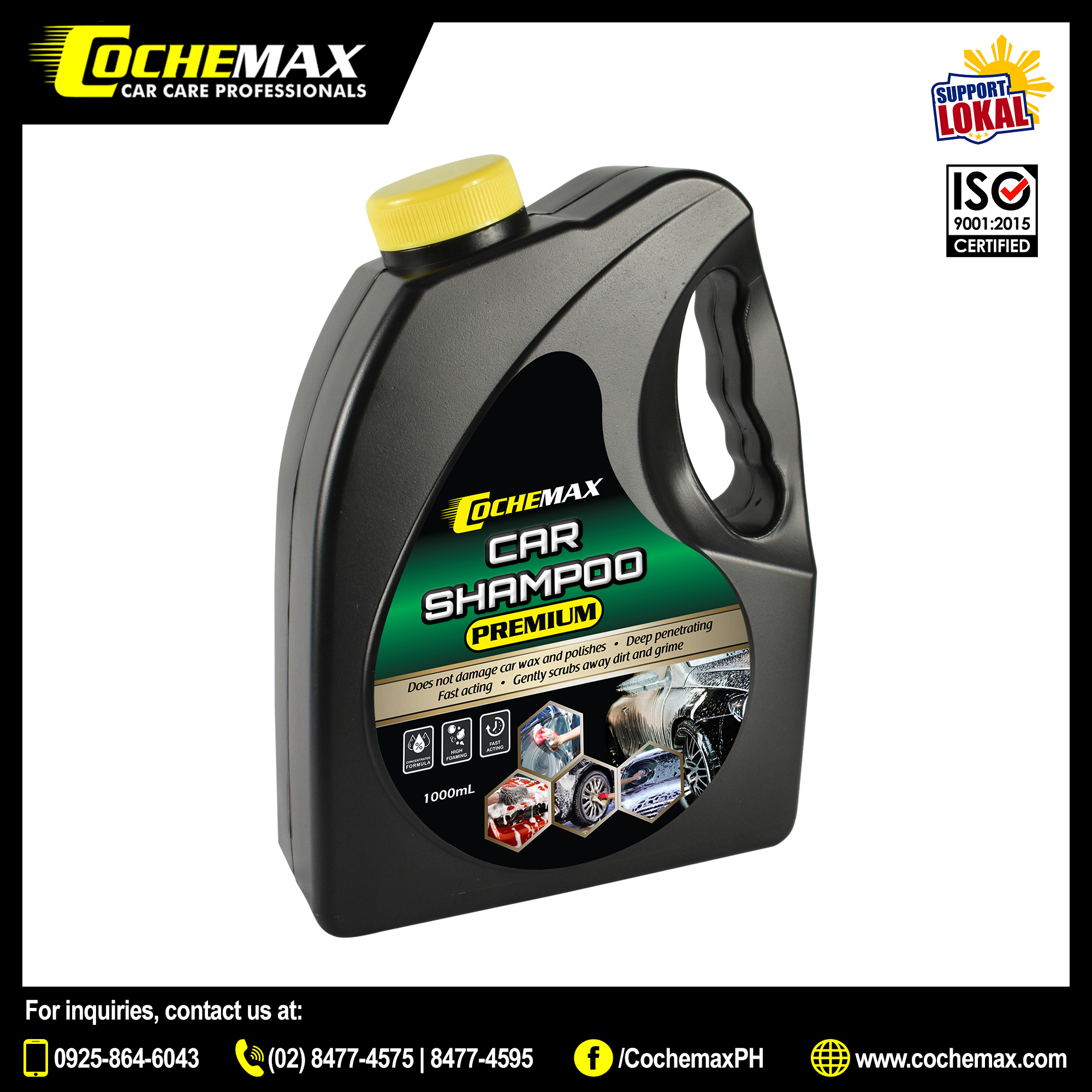 Cochemax Car Shampoo Premium 975mL | Lazada PH
