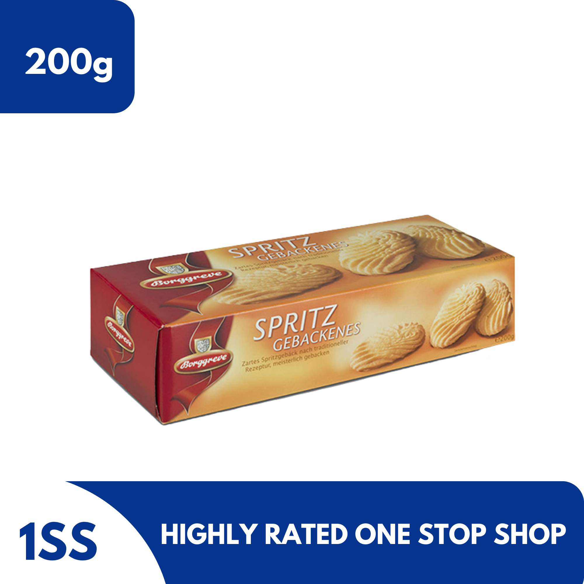 Borggreve Spritz Gebackenes Short Bread Biscuit, 200g | Lazada PH