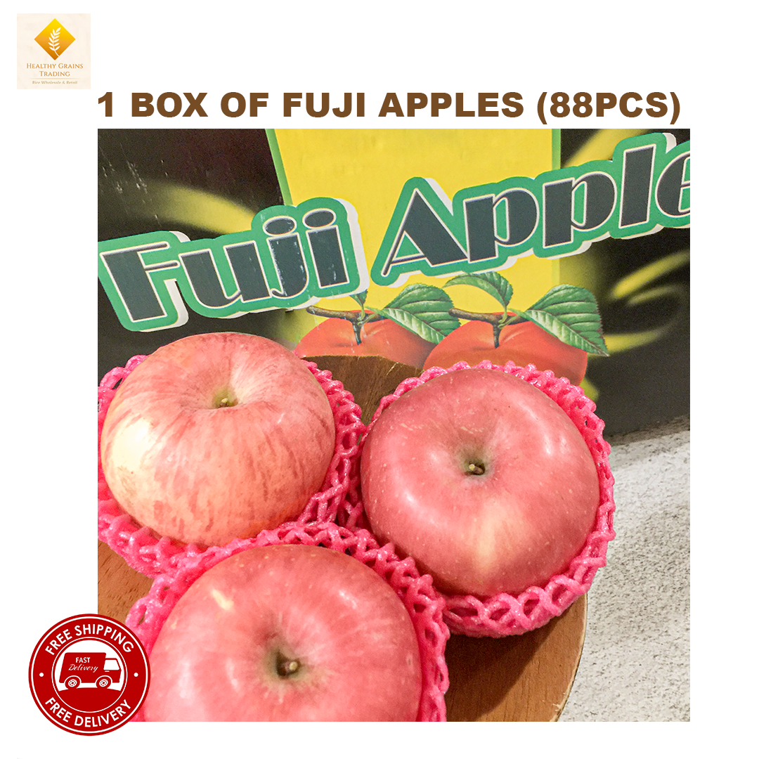 Fuji Apple 88pcs (Metro Manila LZD SDD) | 1 box of Fresh Apples Fruits ...