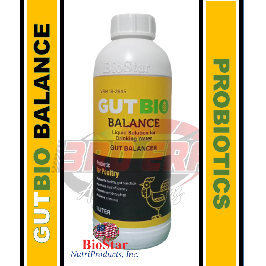 GUTBIO BALANCE - PROBIOTICS for Chickens (1liter) | Lazada PH