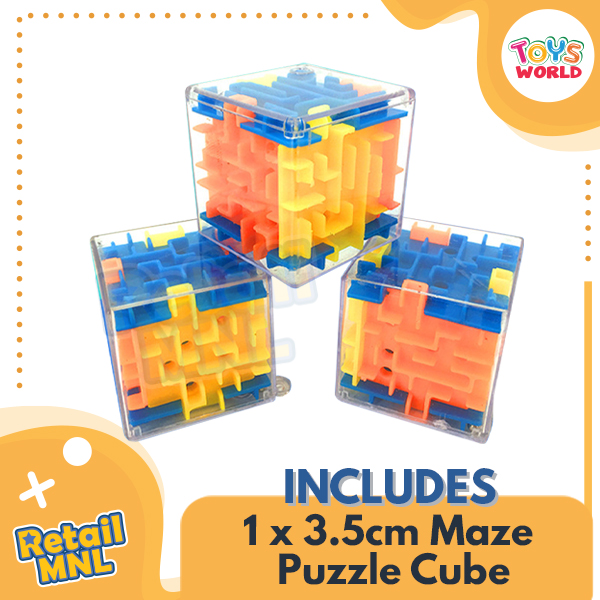 Retailmnl Funny 3D Cube Puzzle Toy Hand Speed Play Cube Puzzle Game ...