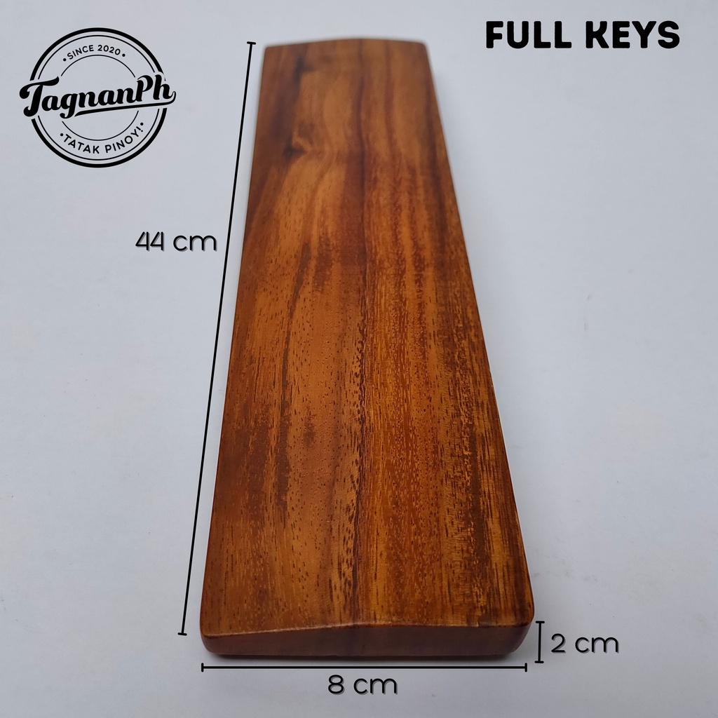 Tagnan Ph Wooden Keyboard Wrist Rest made from acacia | Lazada PH