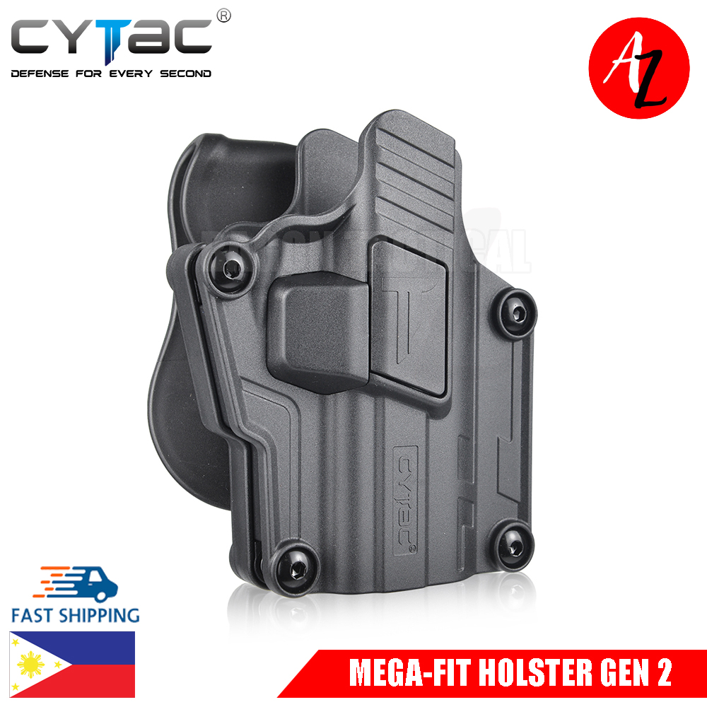 CYTAC NEW Mega-Fit Holster GEN 2 Tactical Case Fits With R-Dot/Laser ...