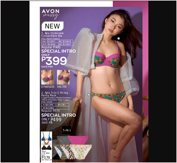Ayla 5 In 1 Hi Leg Panty Pack Lazada Ph