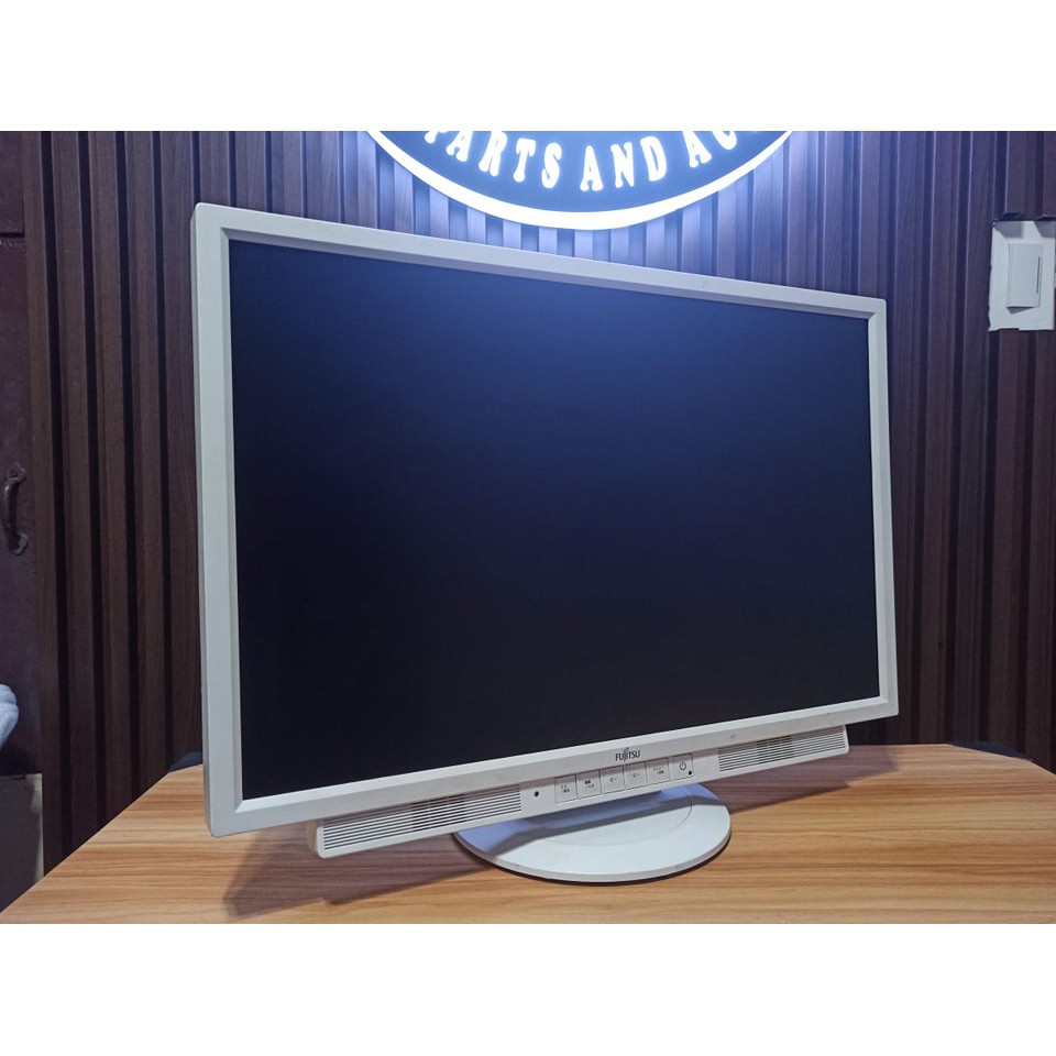 MONITOR Fujitsu 24" wide LED VL-244SSW Vga and Display port preloved ...