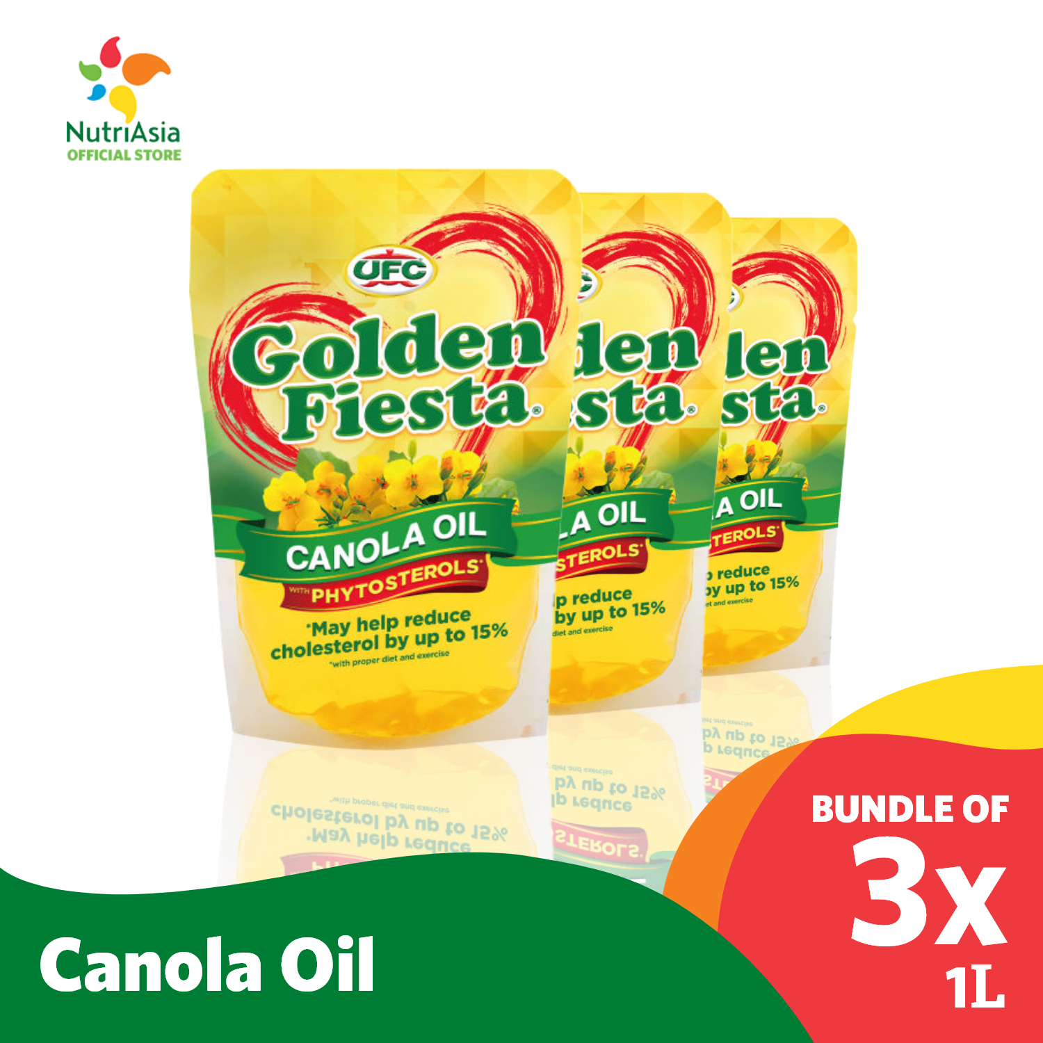 UFC Golden Fiesta Canola Oil 1L SUP Bundle of 3 | Lazada PH