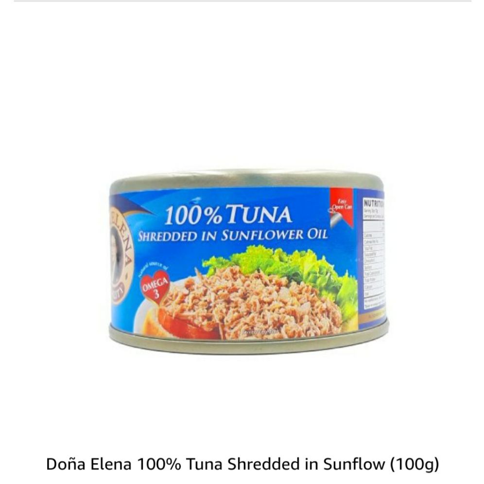 Doña Elena 100% Tuna Shredded In Sunflow (100g) | Lazada PH