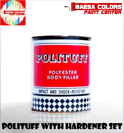 POLITUFF POLYESTER BODY FILLER W/ HARDENER 1L SET | Lazada PH