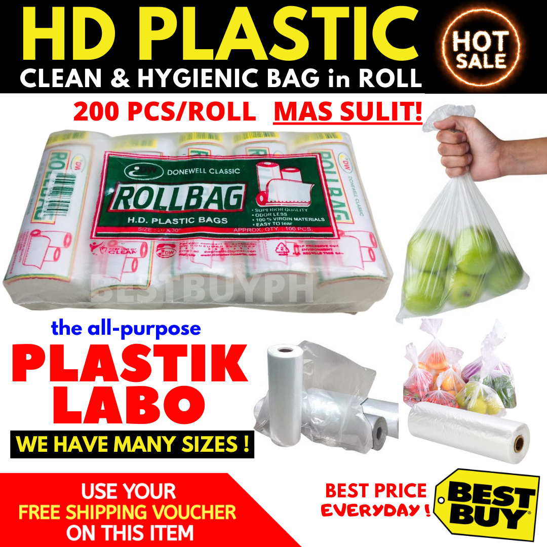 HD Roll Plastic Labo All-Purpose [MANY SIZES] | Lazada PH