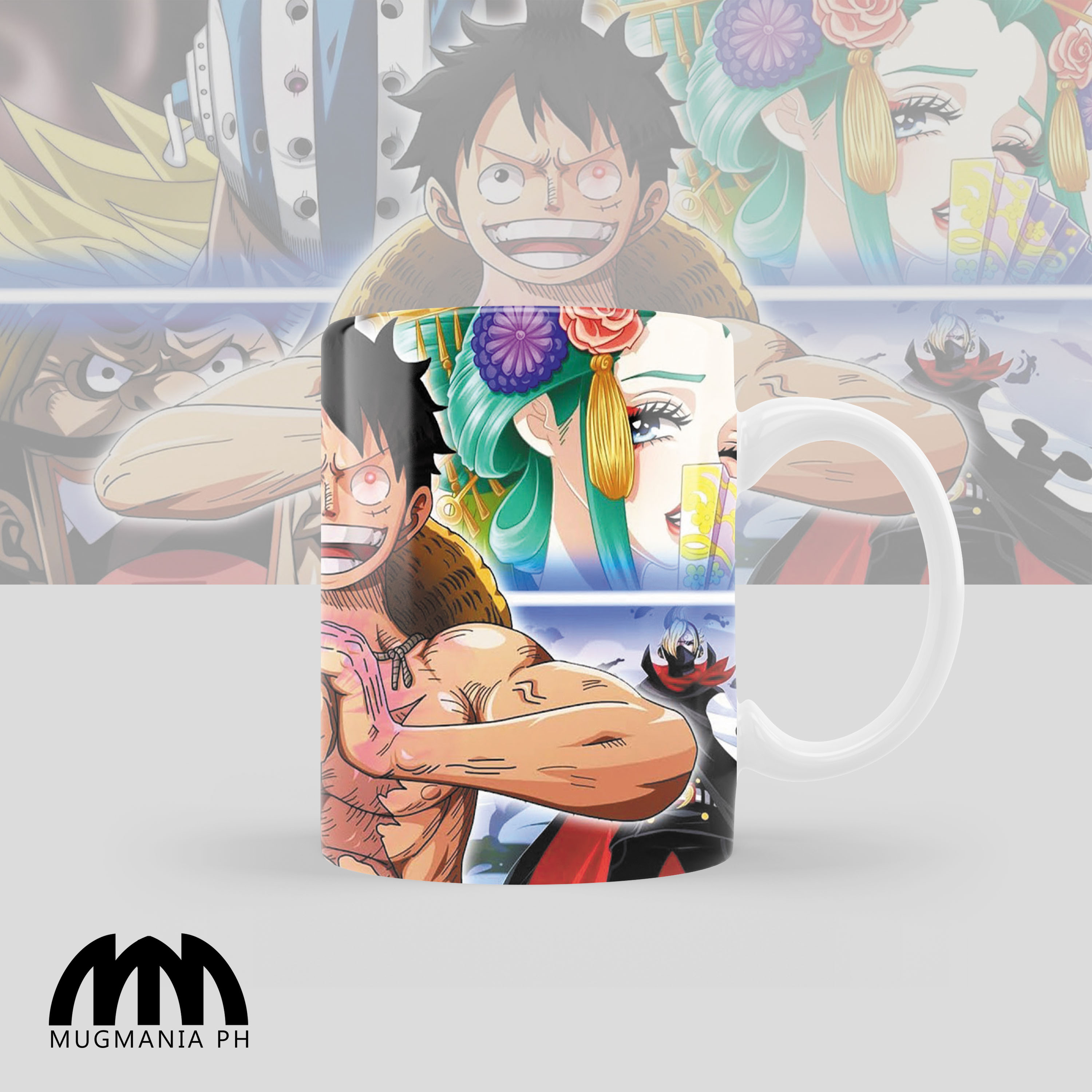 Anime Mugs - Mugmania - One Piece - One Piece Luffy Fight Wano Arc Mugs ...