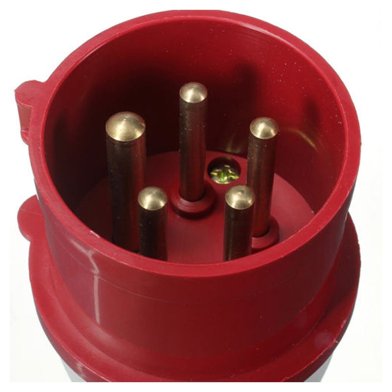 [yunhaoshankui] 16 Amp 5 pin Plug & Socket Weatherproof IP44 3 Phase ...