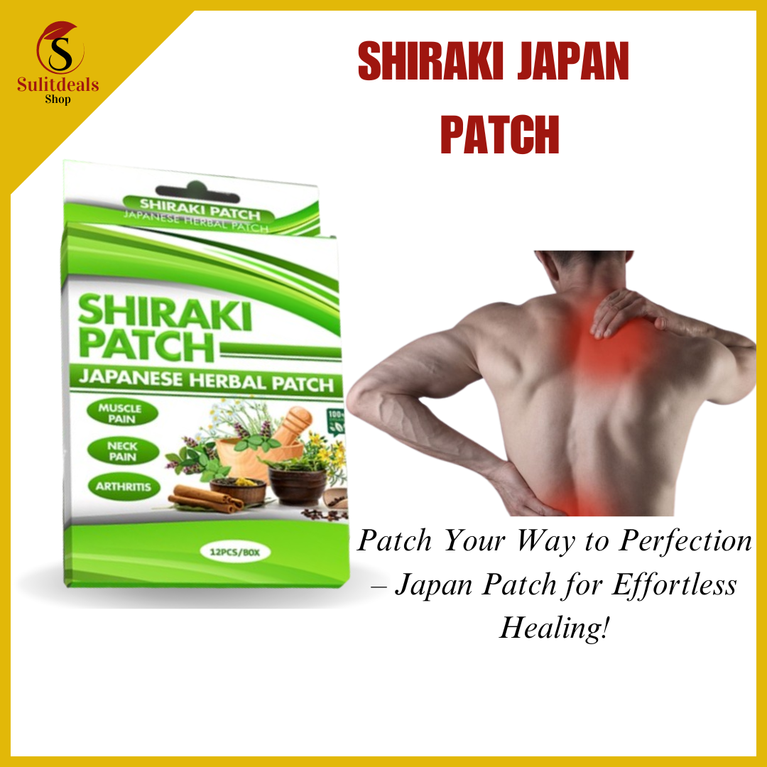 SHIRAKI Japan Patch Made in japan 100% original effective Healing Knee ...
