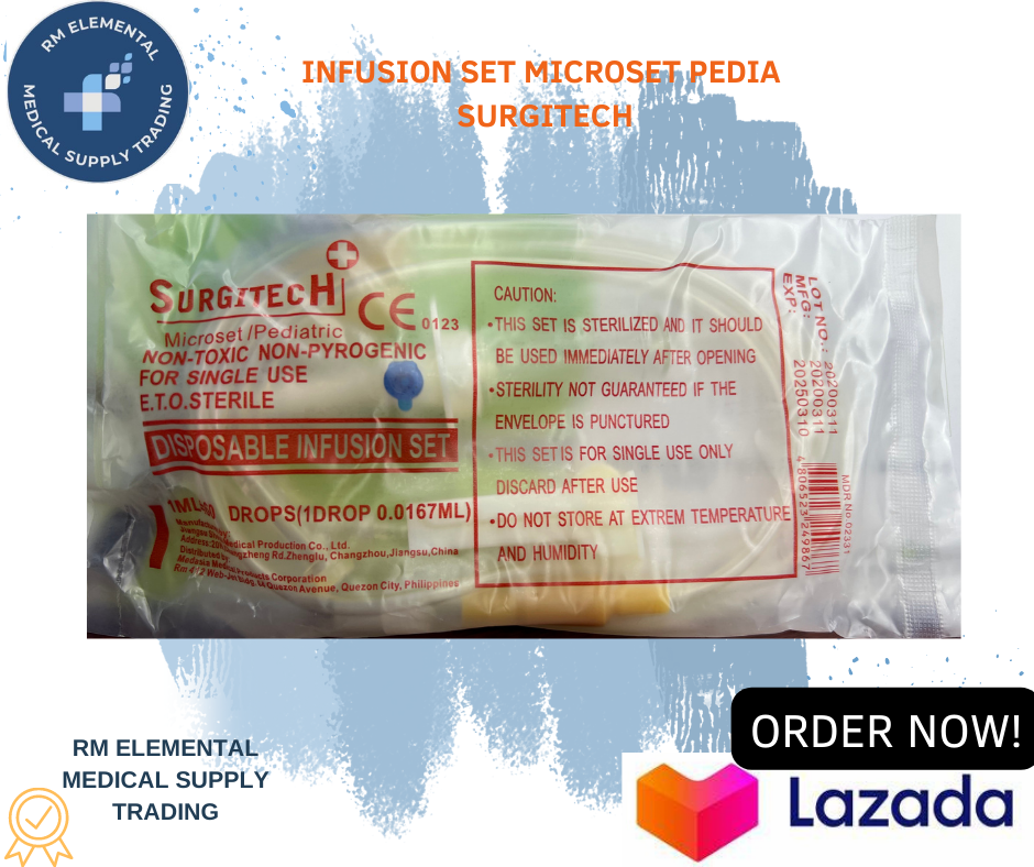 Infusion Set for Pediatric Microset PER PIECE (Surgitech) | Lazada PH