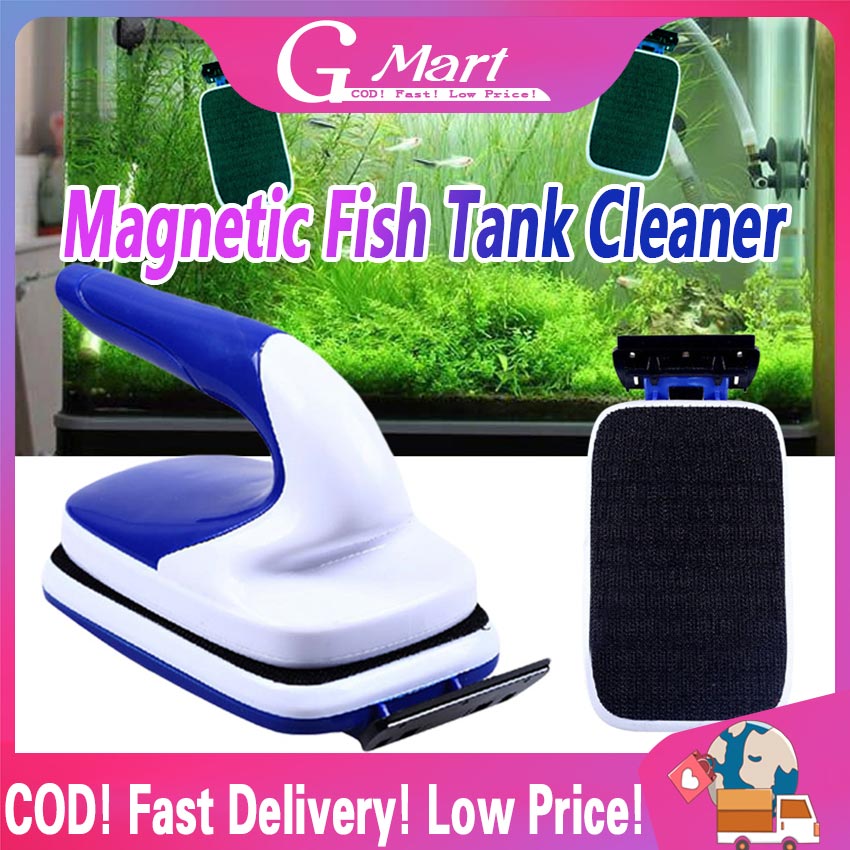 Aquarium Magnetic Brush Aquarium Fish Tank Glass Algae Scraper Cleaner ...