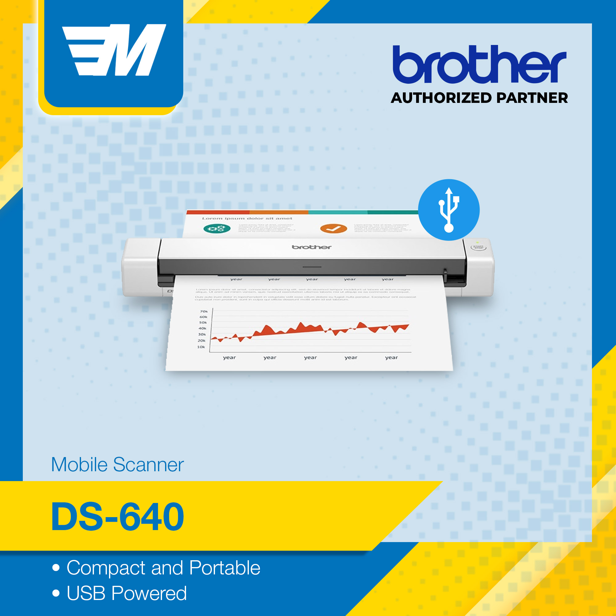 Brother DS-640 Scanner | Lazada PH