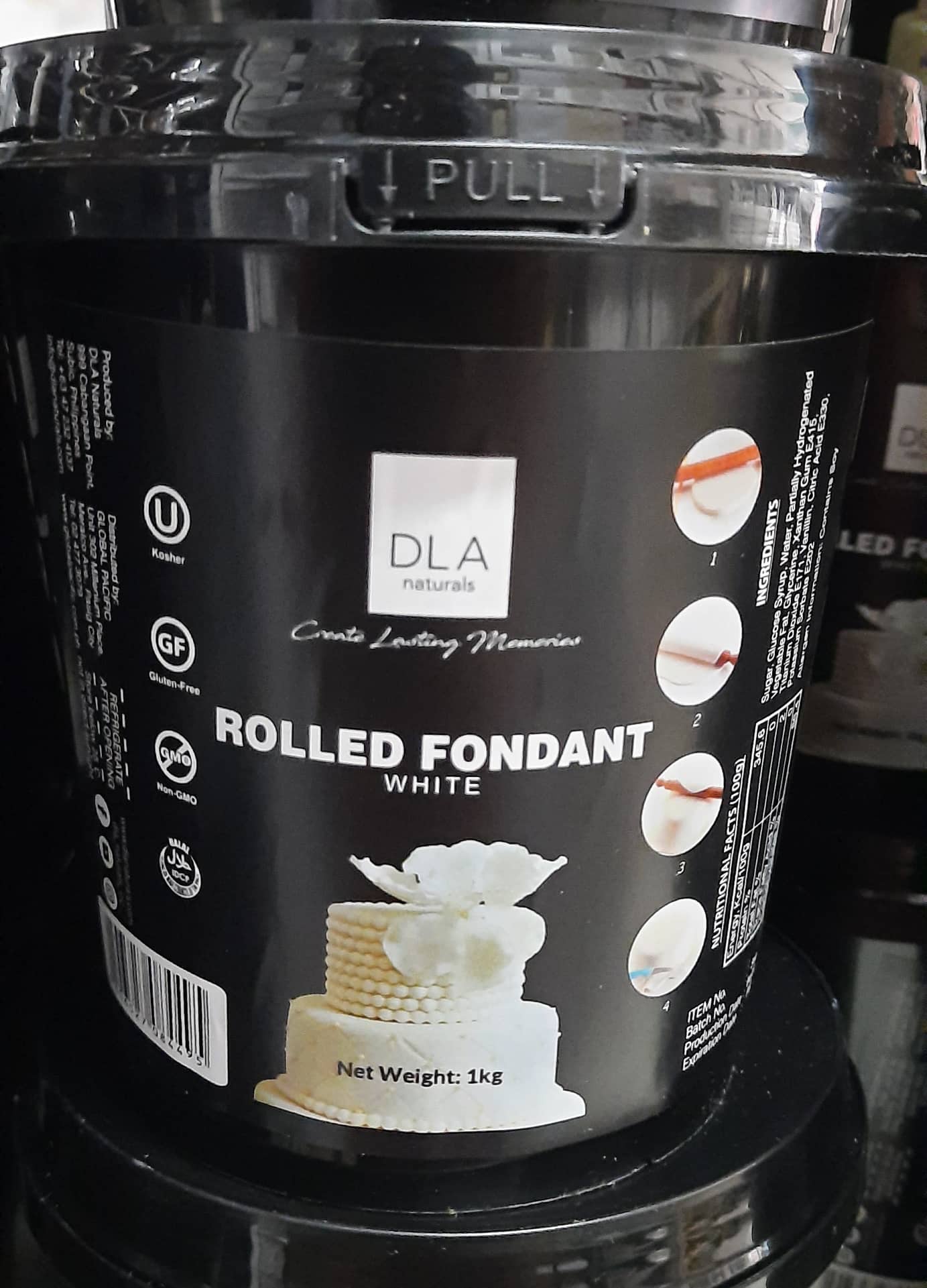 DLA Naturals Rolled Fondant 1kg White | Lazada PH