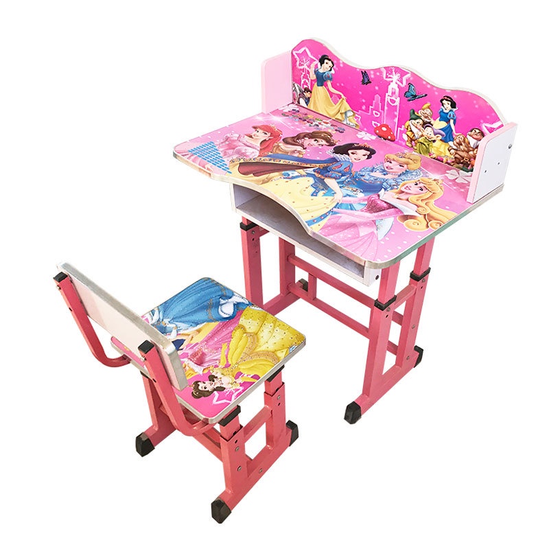 SuperRich Cartoon Study Table for Kids with Chair Study Desk with ...