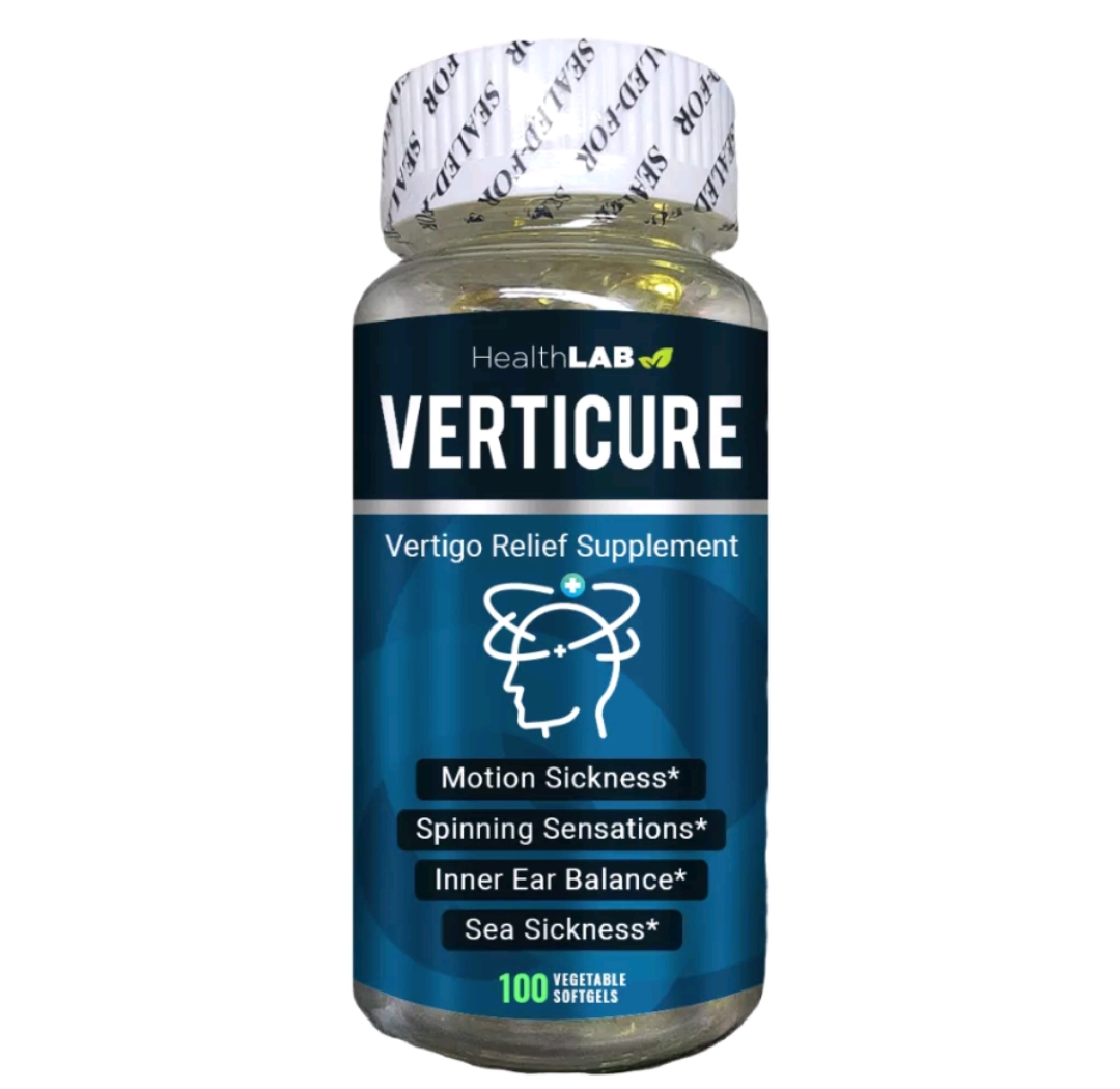 VERTICURE 100 capsules/ Bottle-Migraine Support, Vertigo Support ...