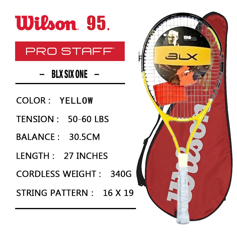 Wilson Tennis Racket Pro Staff RF97/BLX SIX ONE Full Carbon ...