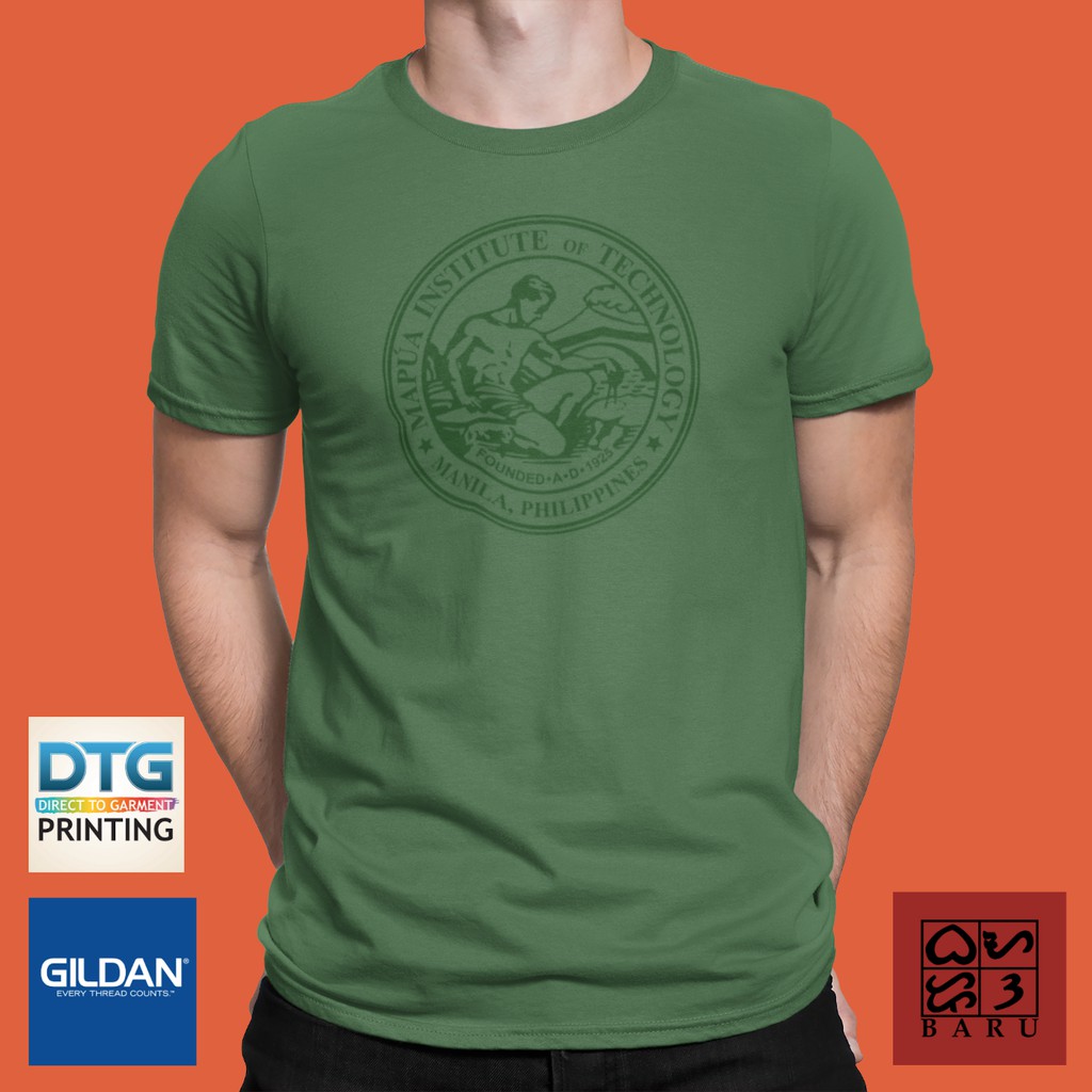 MITLogo210P MIT Mapua Logo DTG Printed Graphic T-Shirt for Men/Unisex ...