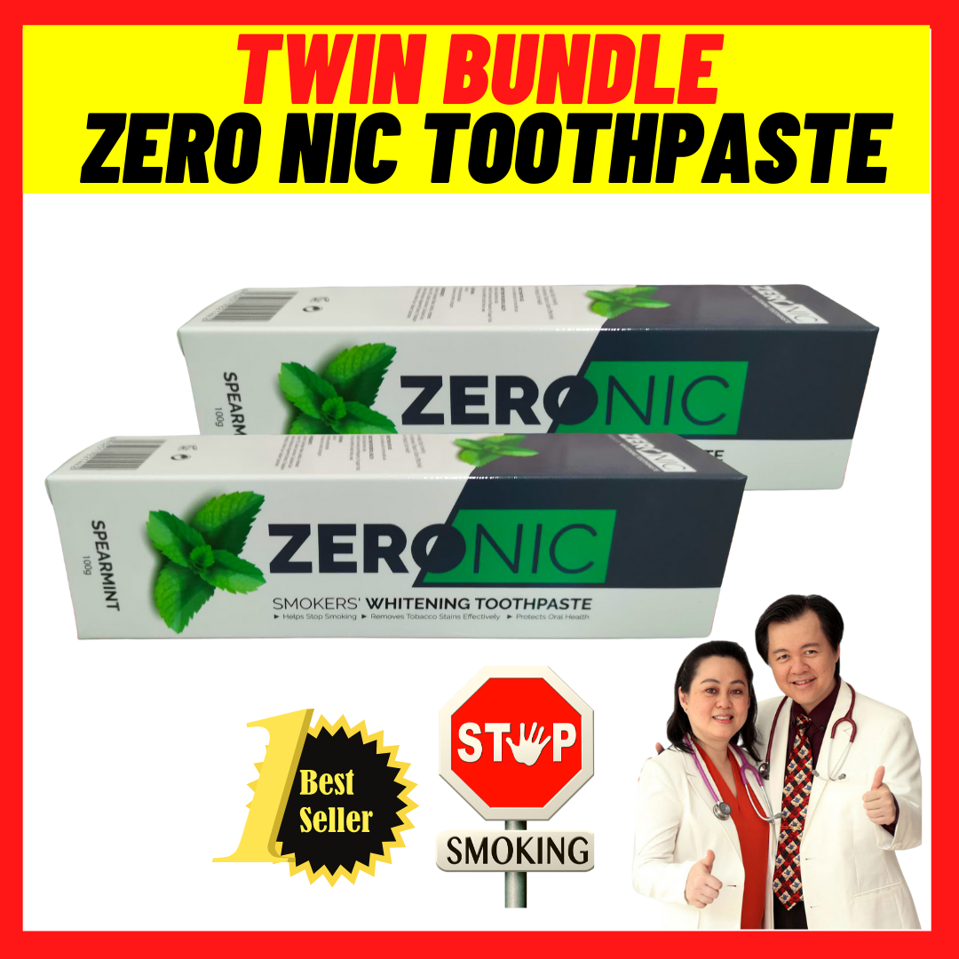 Zeronic Smokers Whitening Toothpaste/ Stop Smoking with Zero Nic ...
