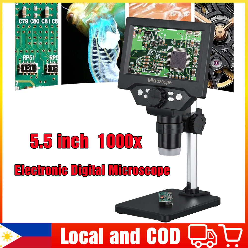 5.5 inch 1000X Electronic Digital Microscope Educational Research ...